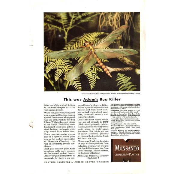 Monsanto Chemical & Plastics | Wall Decor | 946 Monsanto Chemical ...